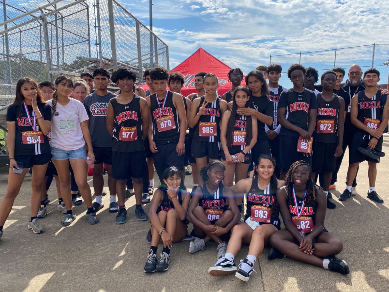Mexia Cross-Country Teams Compete at District 20 Meet in Fairfield