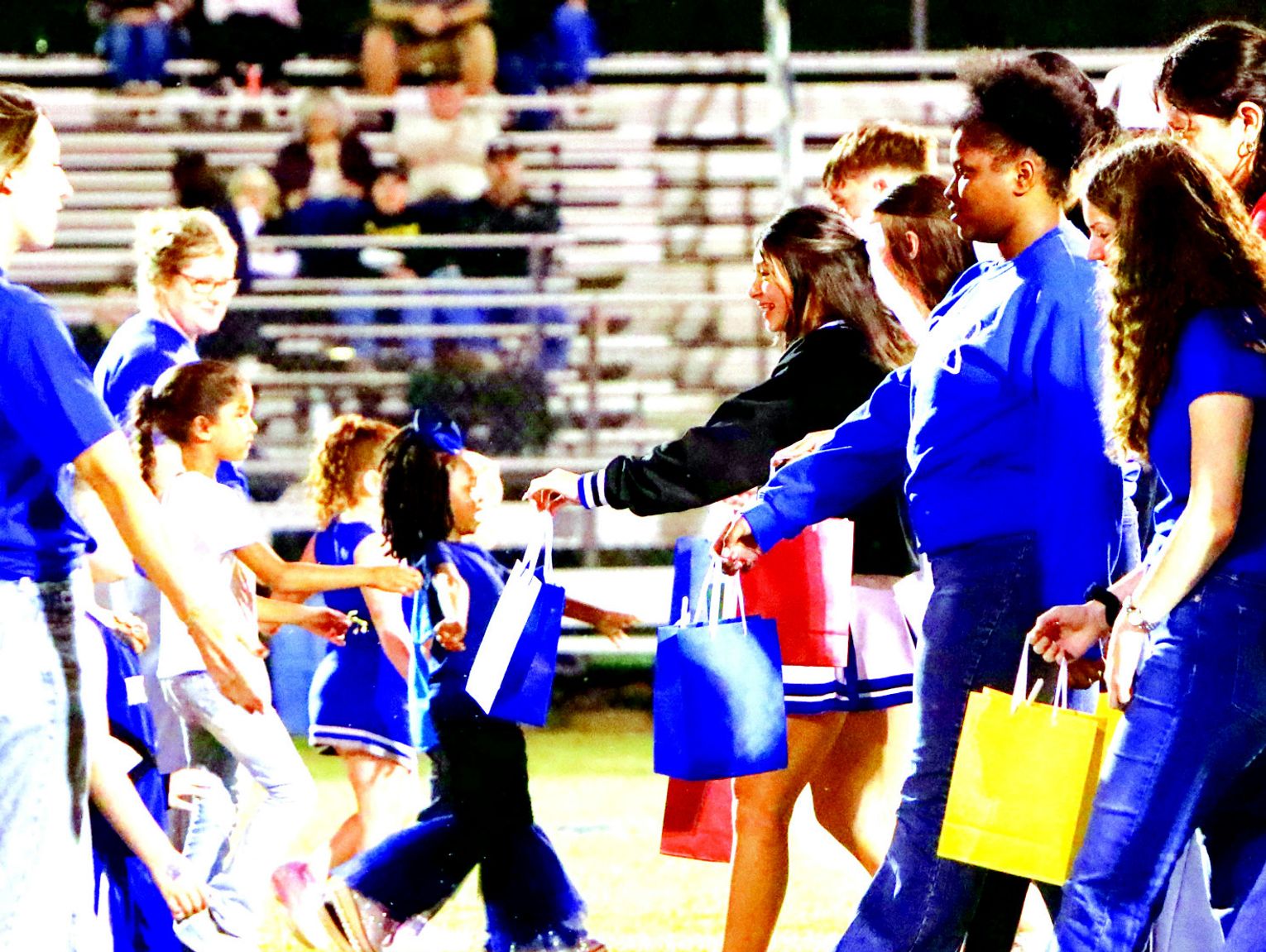 Wortham Kinder Class at Senior Night